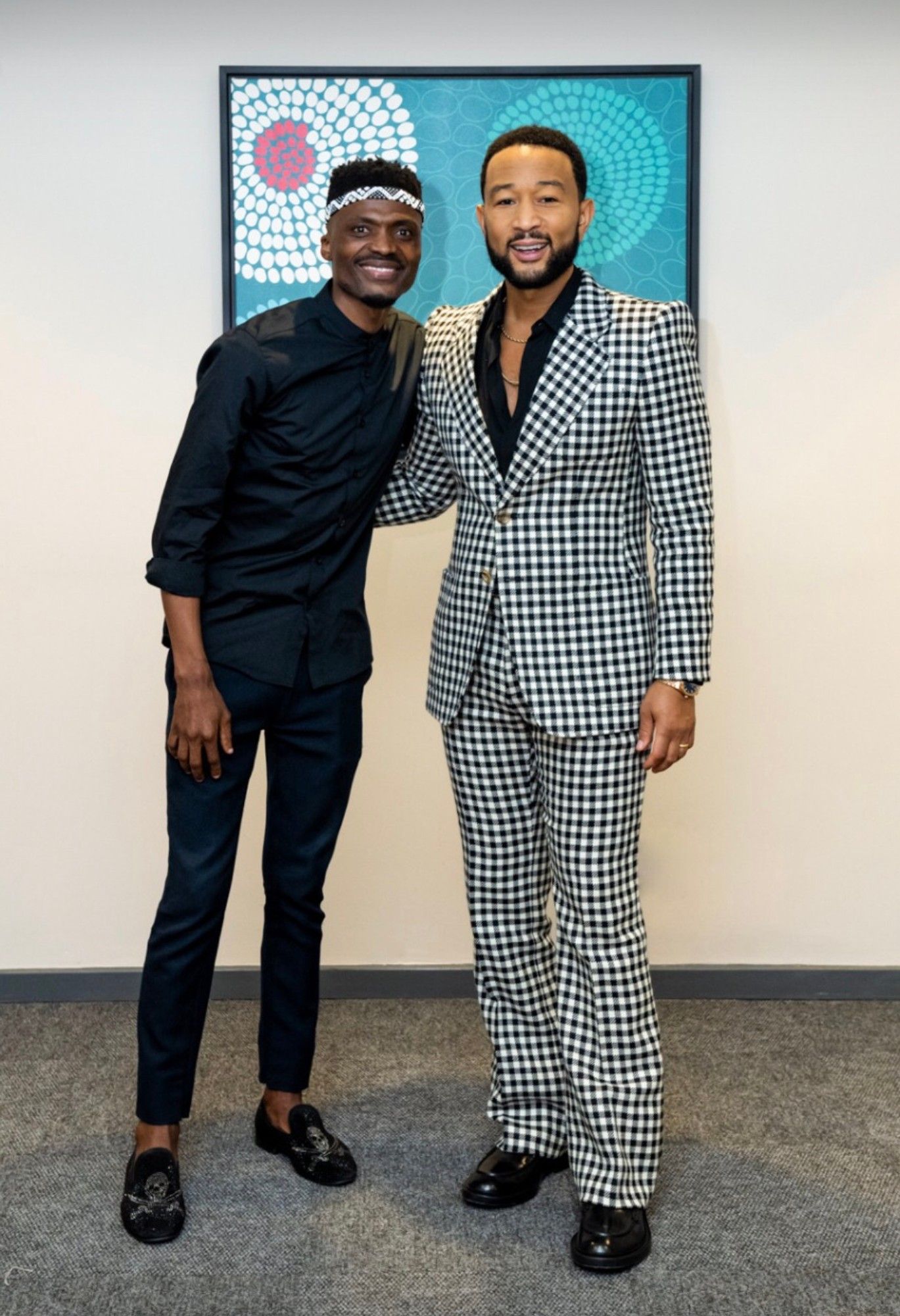 A dream come true! Mthandazo Gatya finally meets his idol John Legend ...