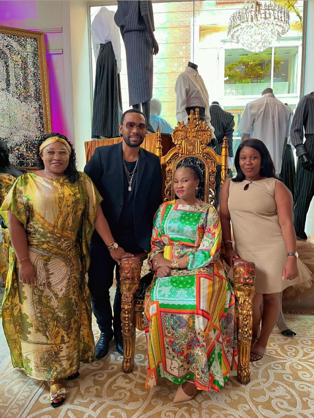 The throne meets the runway | Queen Nomzamo Myeni and David Tlale ...
