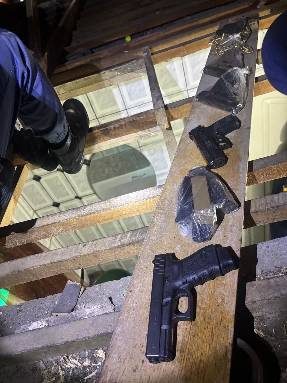 Tafelsig drug den raid uncovers four newly acquired firearms