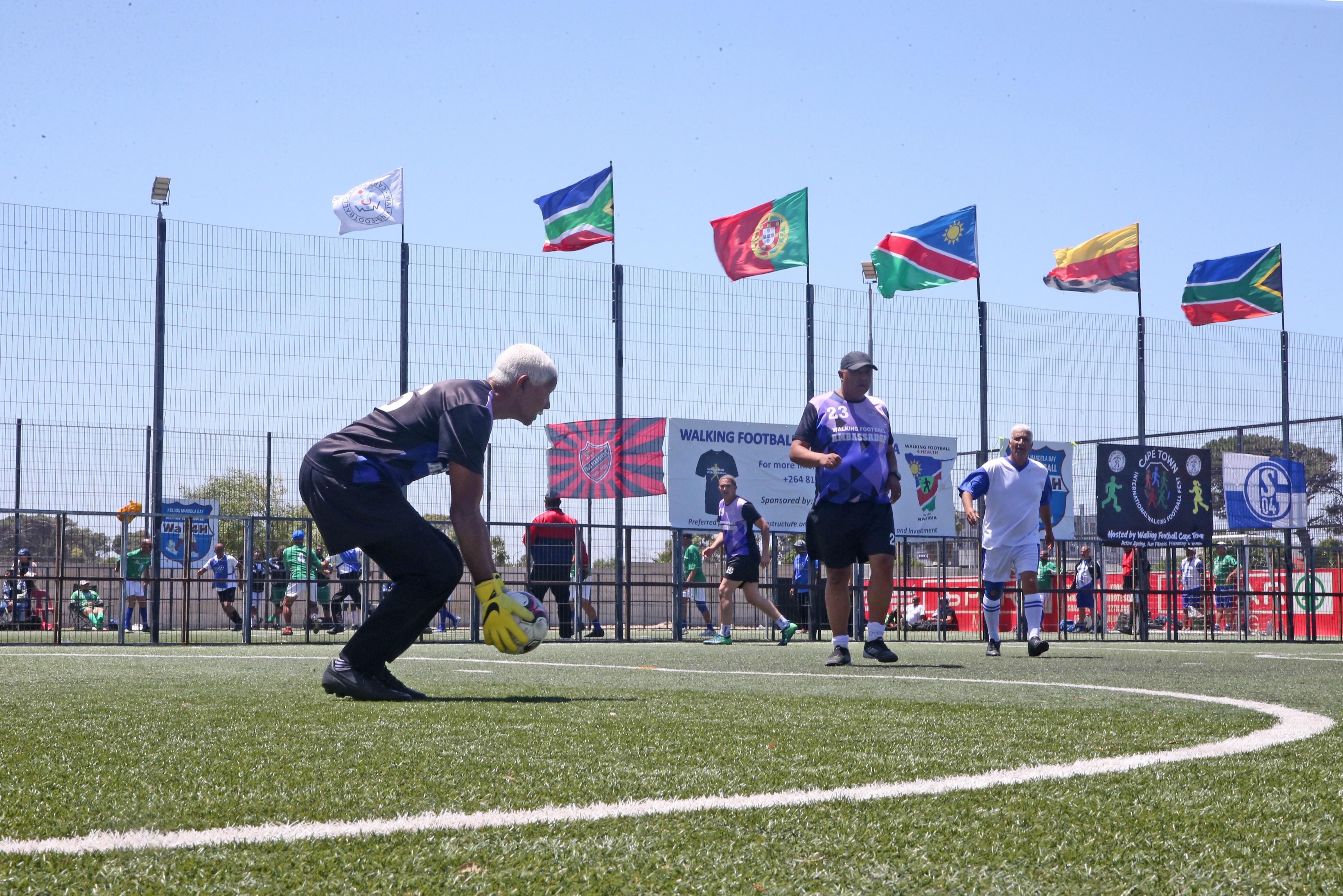 Community spirit shines through at walking football festival