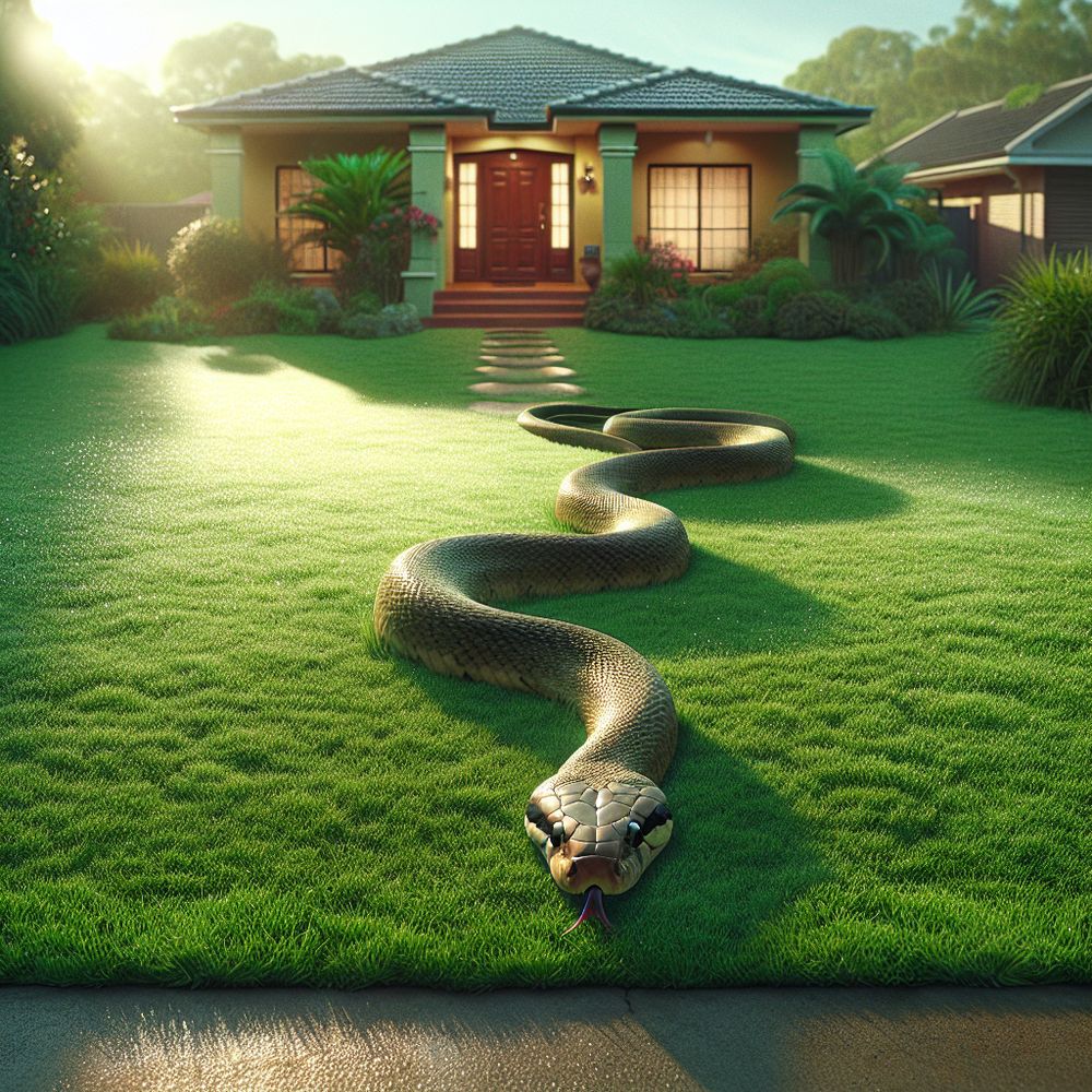 There’s a snake on my stoep