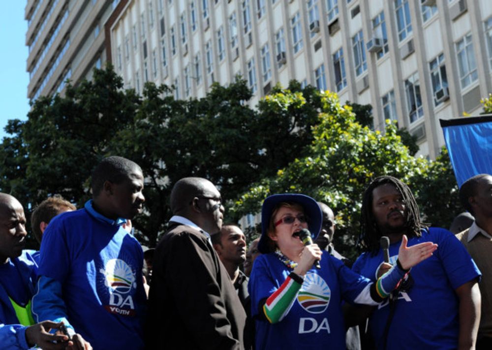 Zille speech interrupted