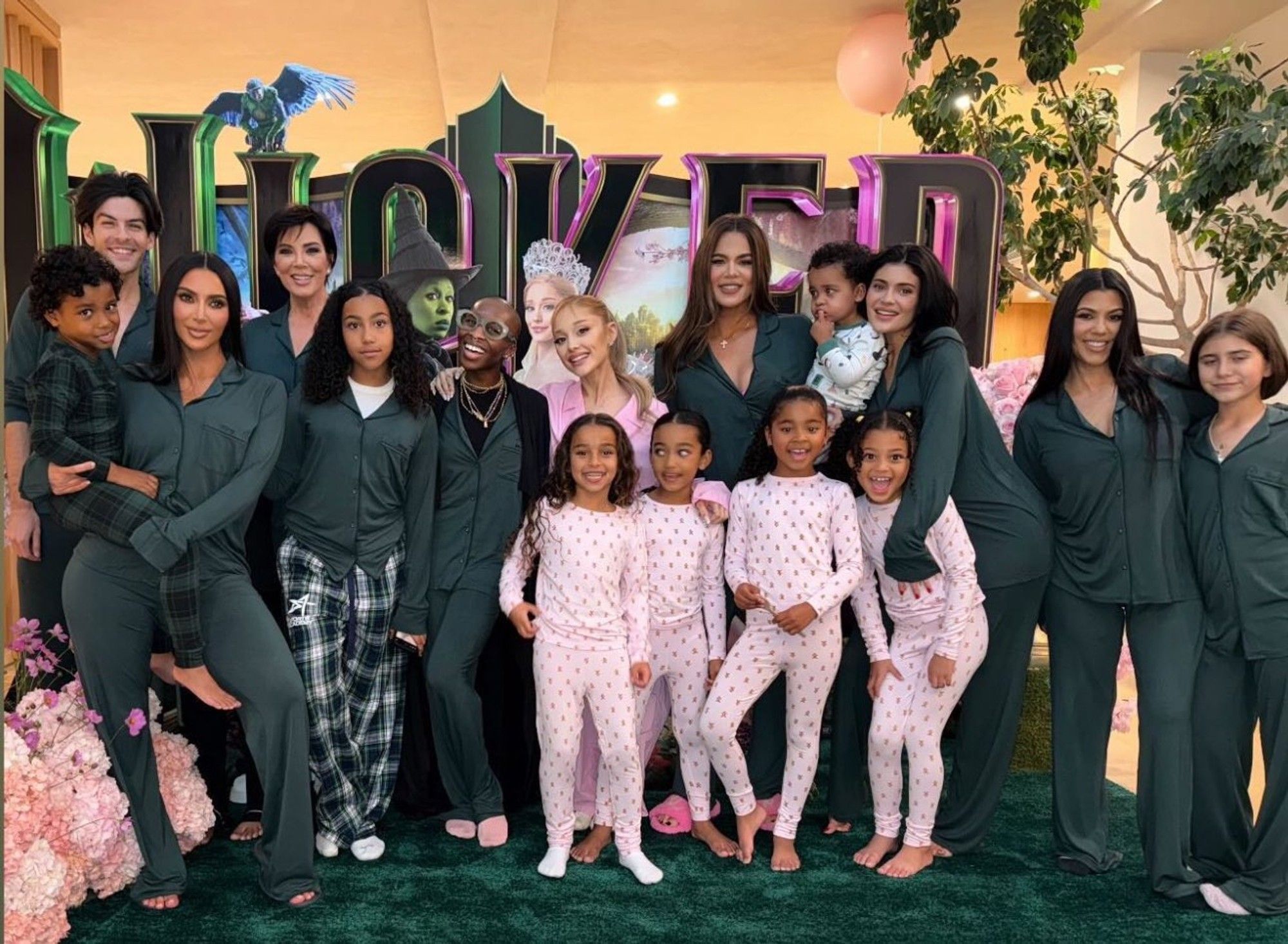 Kim Kardashian’s ‘Wicked’ themed pyjama party: Ariana Grande and ...