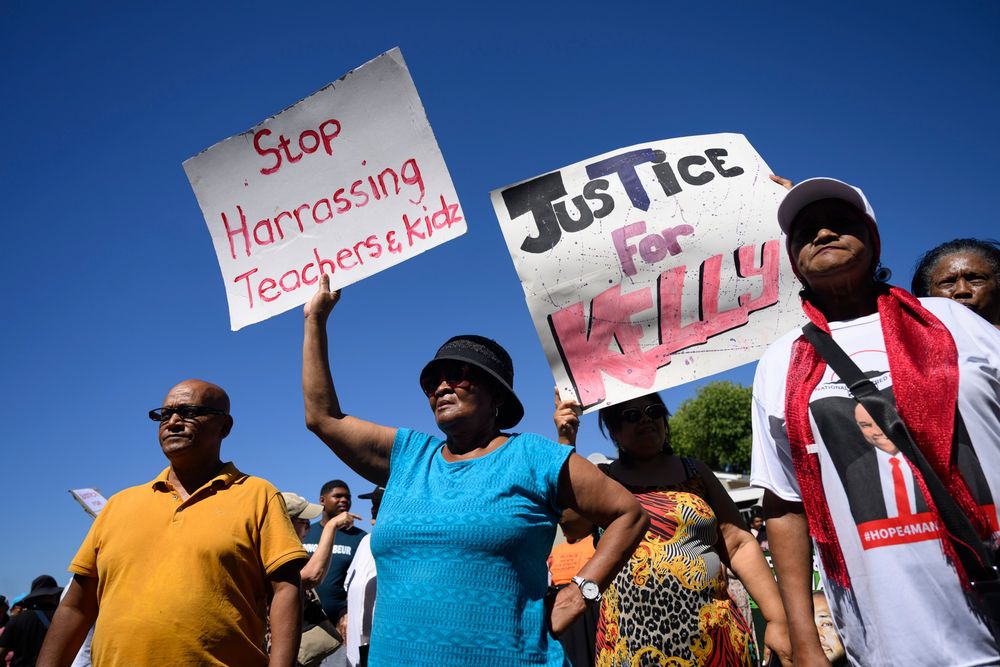 Belhar teacher's sexual harassment claims spark community protest