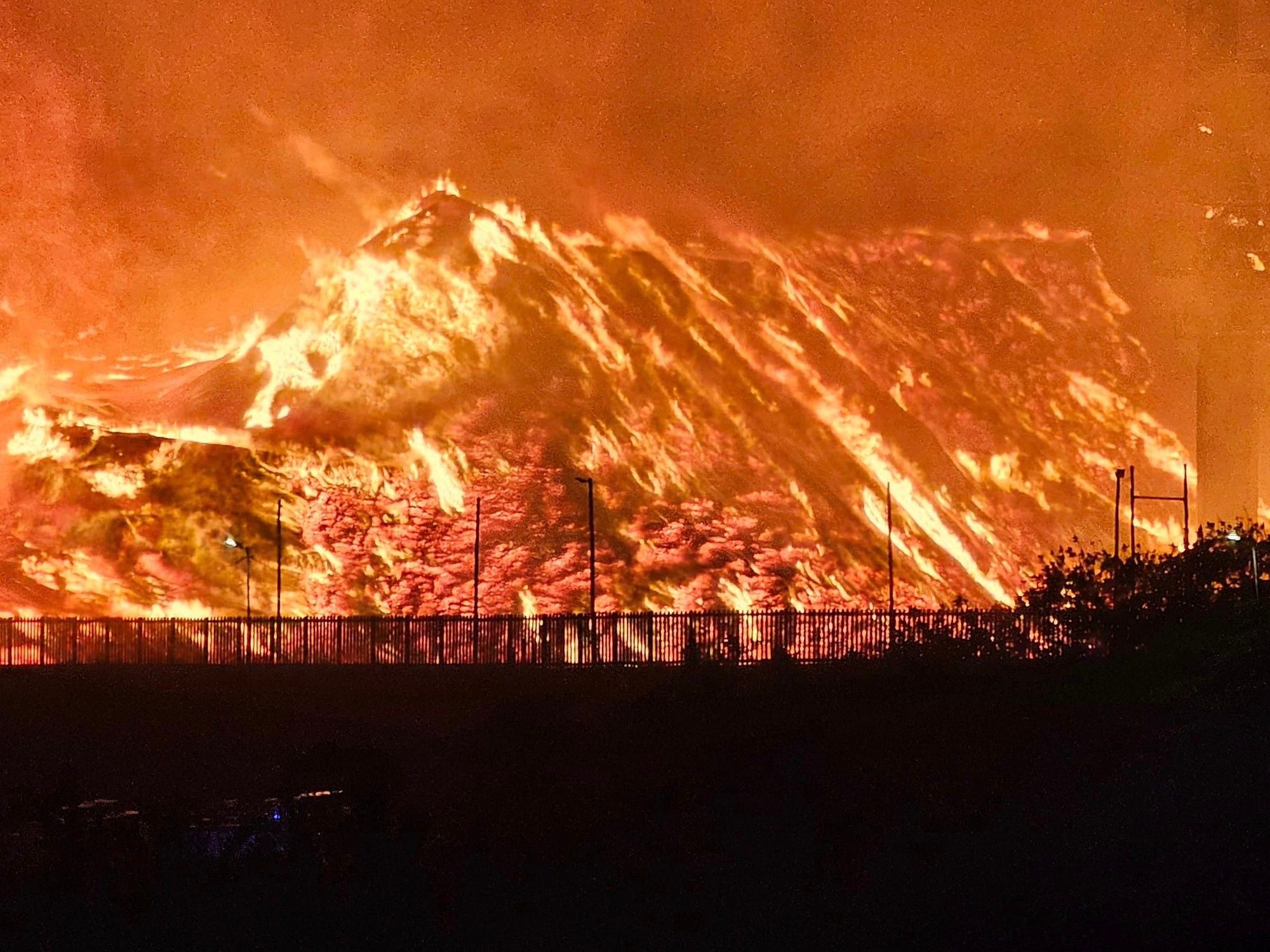 Richards Bay fire and the possible health risk to residents