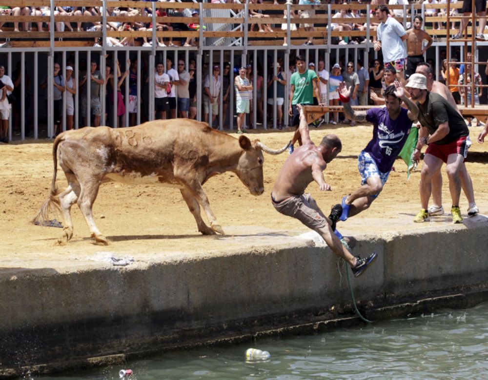 Pics: Spain's bull-running week begins