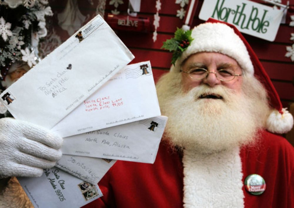 Priceless letters to Santa