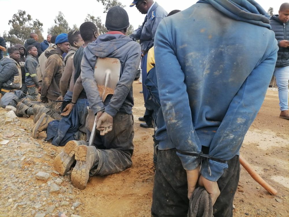 ‘Zama zamas are not trapped’: Police say 14 Mozambicans resurfaced at ...