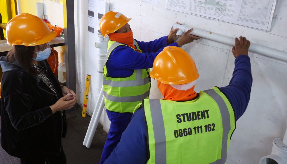 PICS: Plumbing college to plug gap of female artisans in South Africa