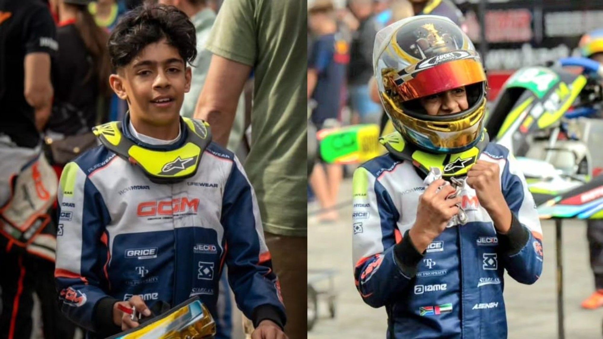South African junior go-kart champion Aaryan Singhs wants to race in ...
