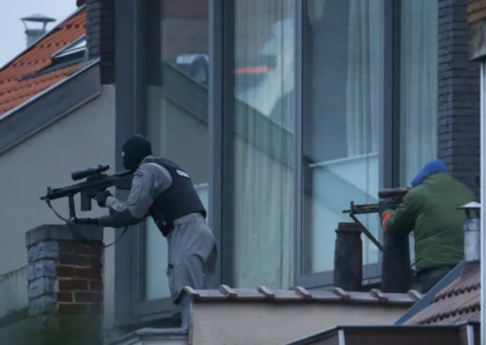 Gunman killed in Brussels raid