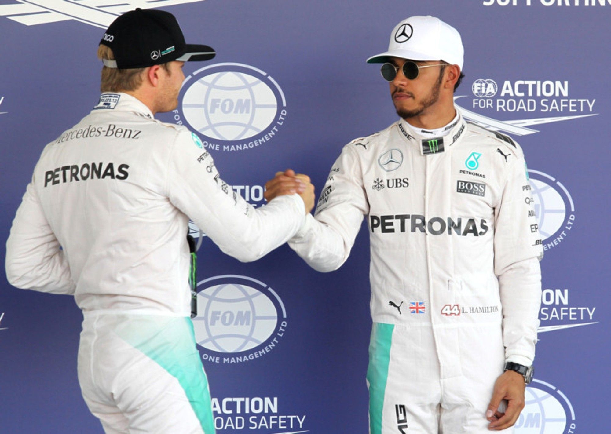 It’s a Mexican stand-off between Lewis and Nico