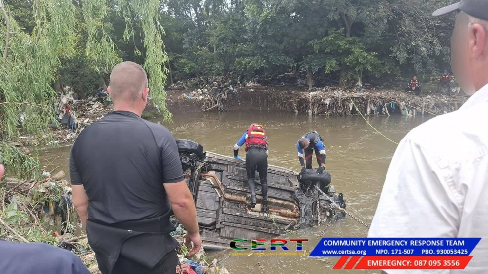 Two bodies recovered after vehicle swept away in Hennops River floods ...