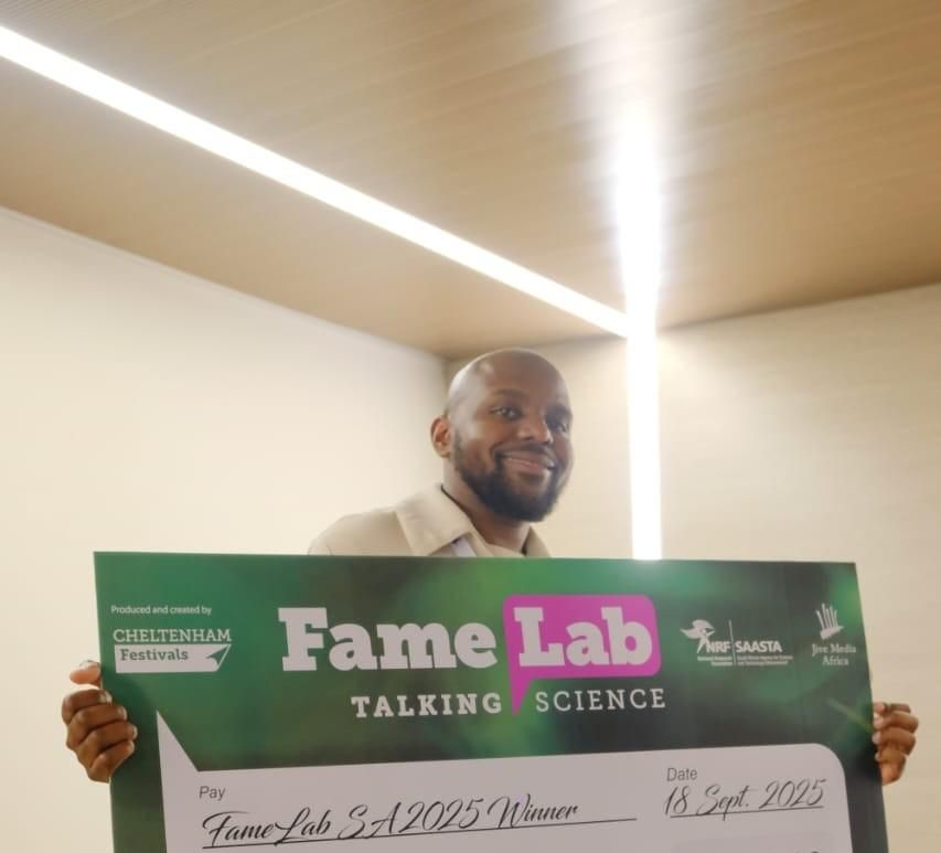 Luther Chipembere crowned FameLab South Africa 2025 champion