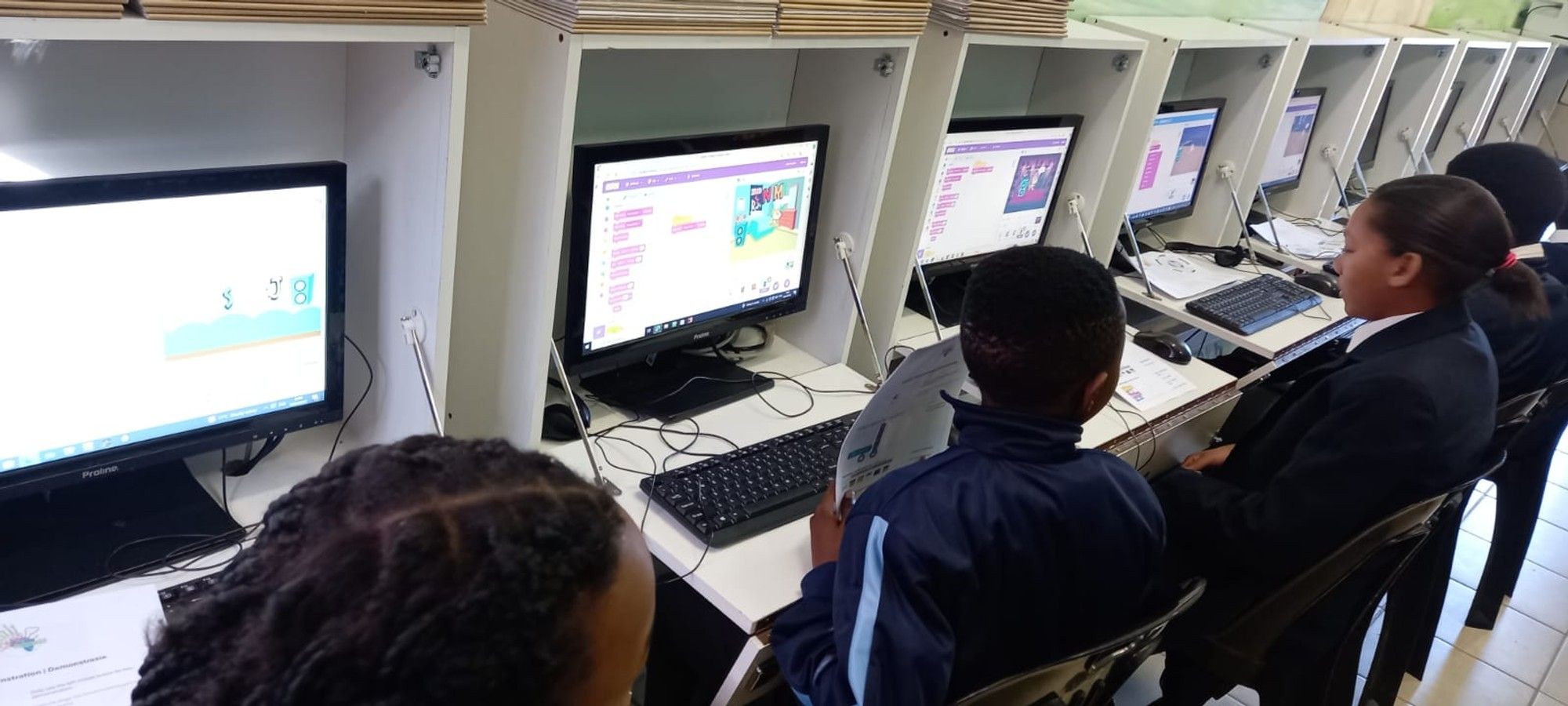 Computer skills programme to enhance educational journey for learners