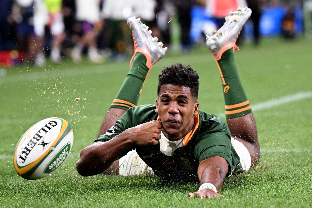 WATCH: Canan Moodie’s family celebrate Springbok rookie’s try in Paarl