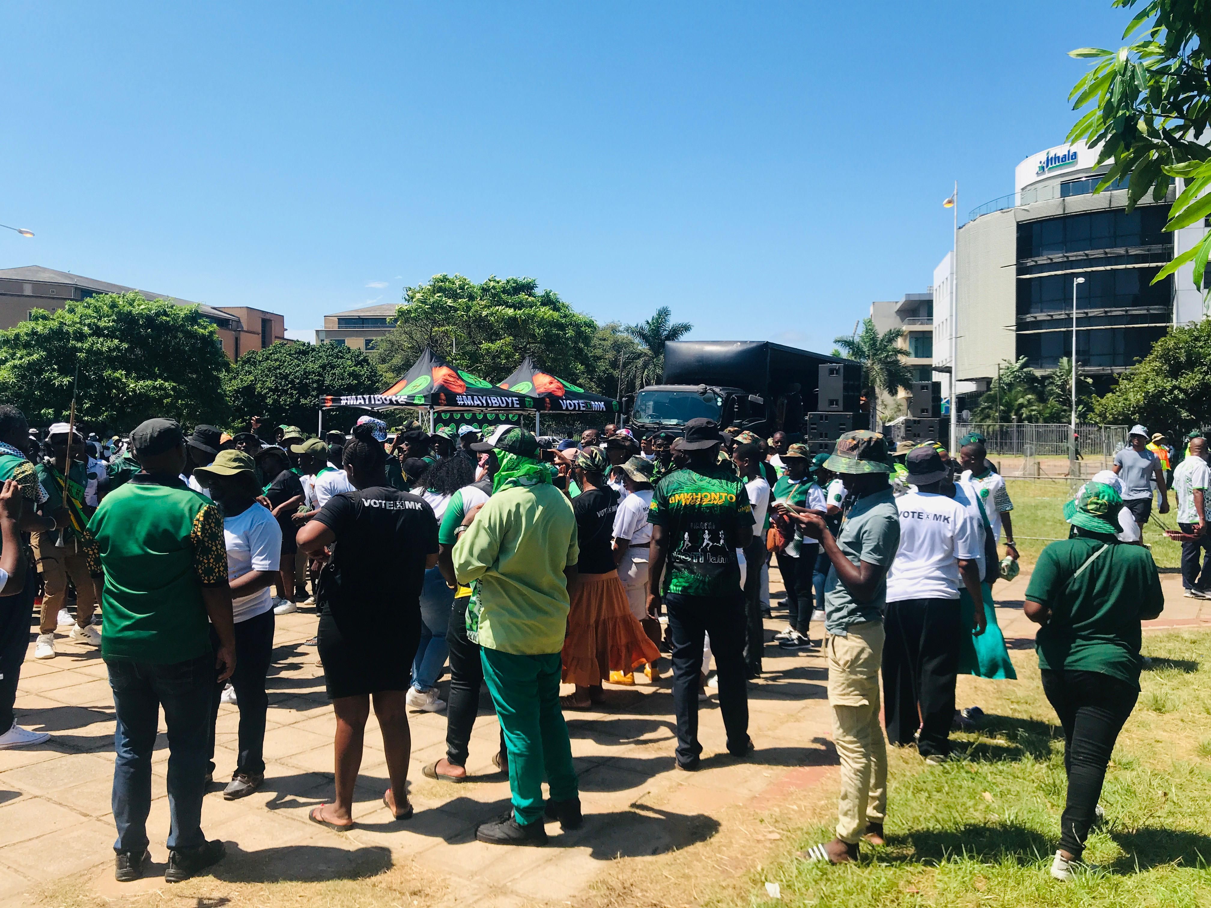 'This is politics, it’s a contest': MK Party supporters rally as ...