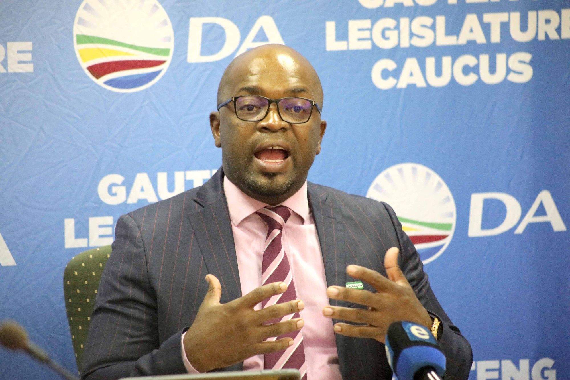 Newly elected DA Gauteng leader Solly Msimanga plans to take ANC head on at 2024 elections