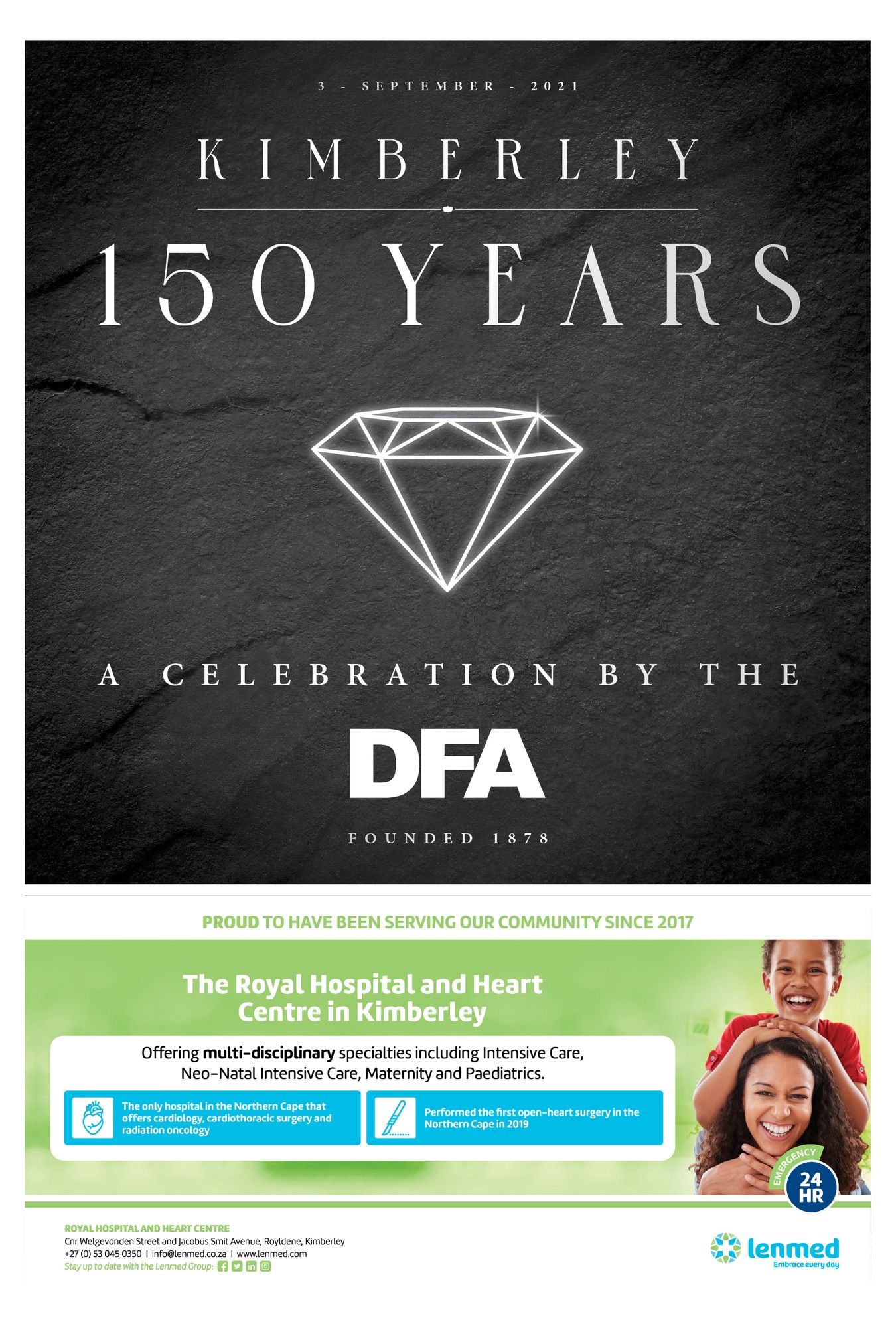 DFA souvenir edition celebrating Kimberley still available