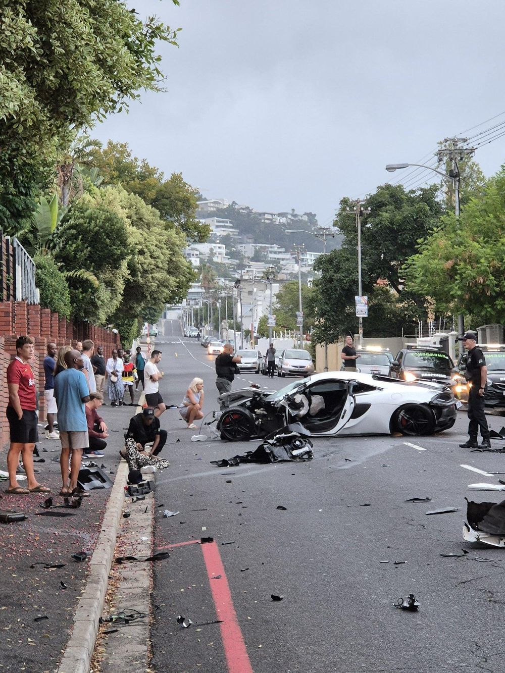 McLaren driver denies fault, claims he was avoiding homeless person ...