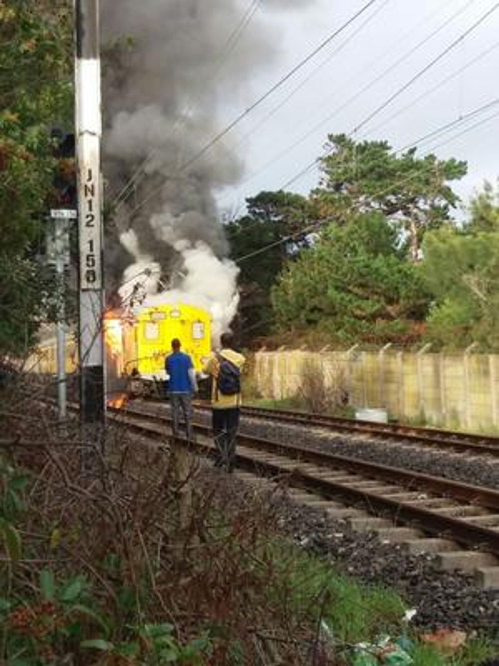 Commuter dies, four hurt after fire on train carriages near Ottery
