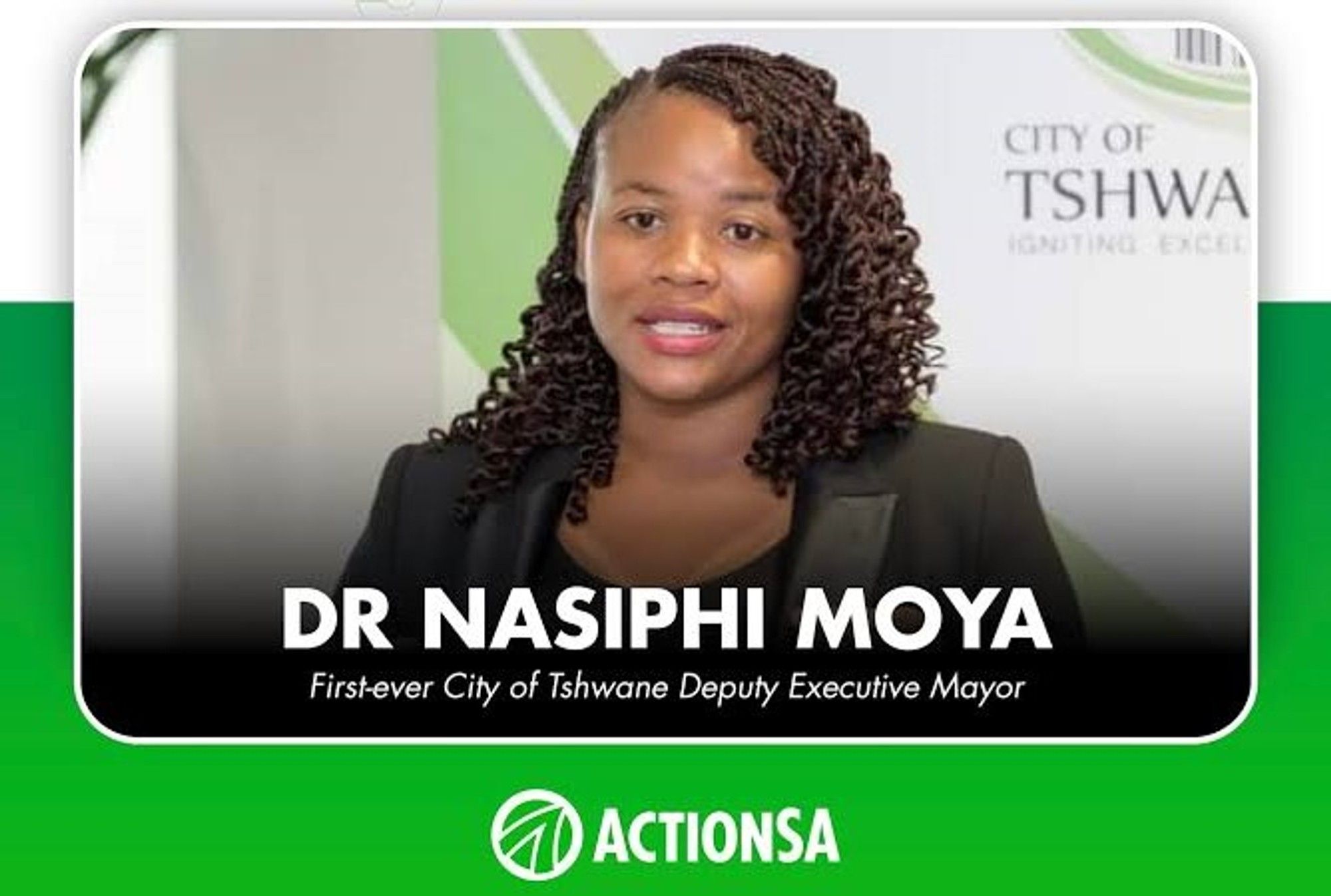 Nasiphi Moya or nothing: ActionSA set to take over Tshwane mayoral chain - reports