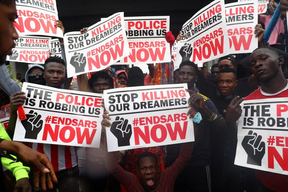 Anti-brutality protesters shut down Lagos government offices