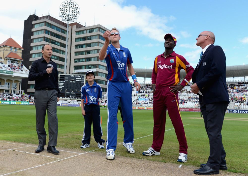 Windies win toss, opt to bat first