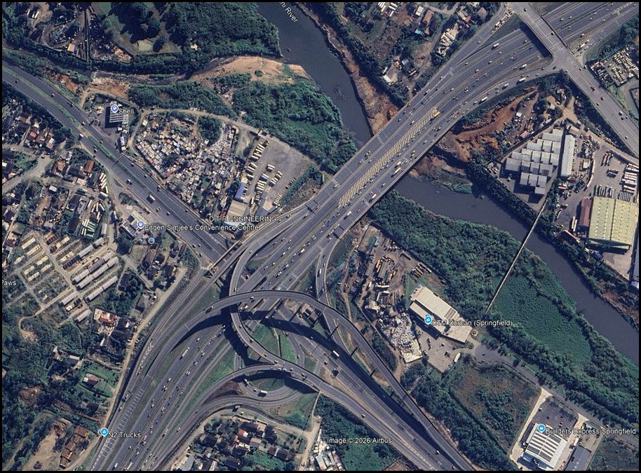 Traffic advisory: N2 uMngeni Interchange to close for bridge repairs