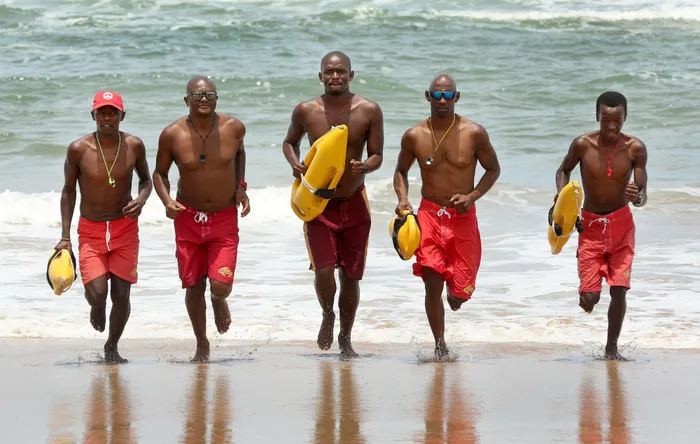 Heroic beach rescue in rip tide conditions