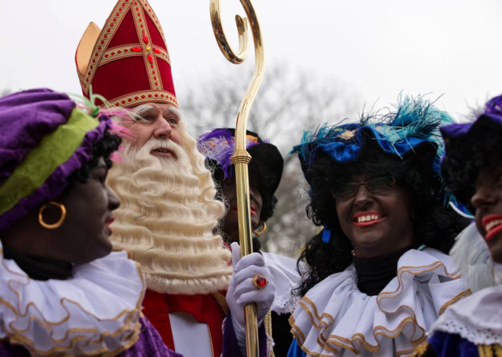 Victory for black-faced Christmas character
