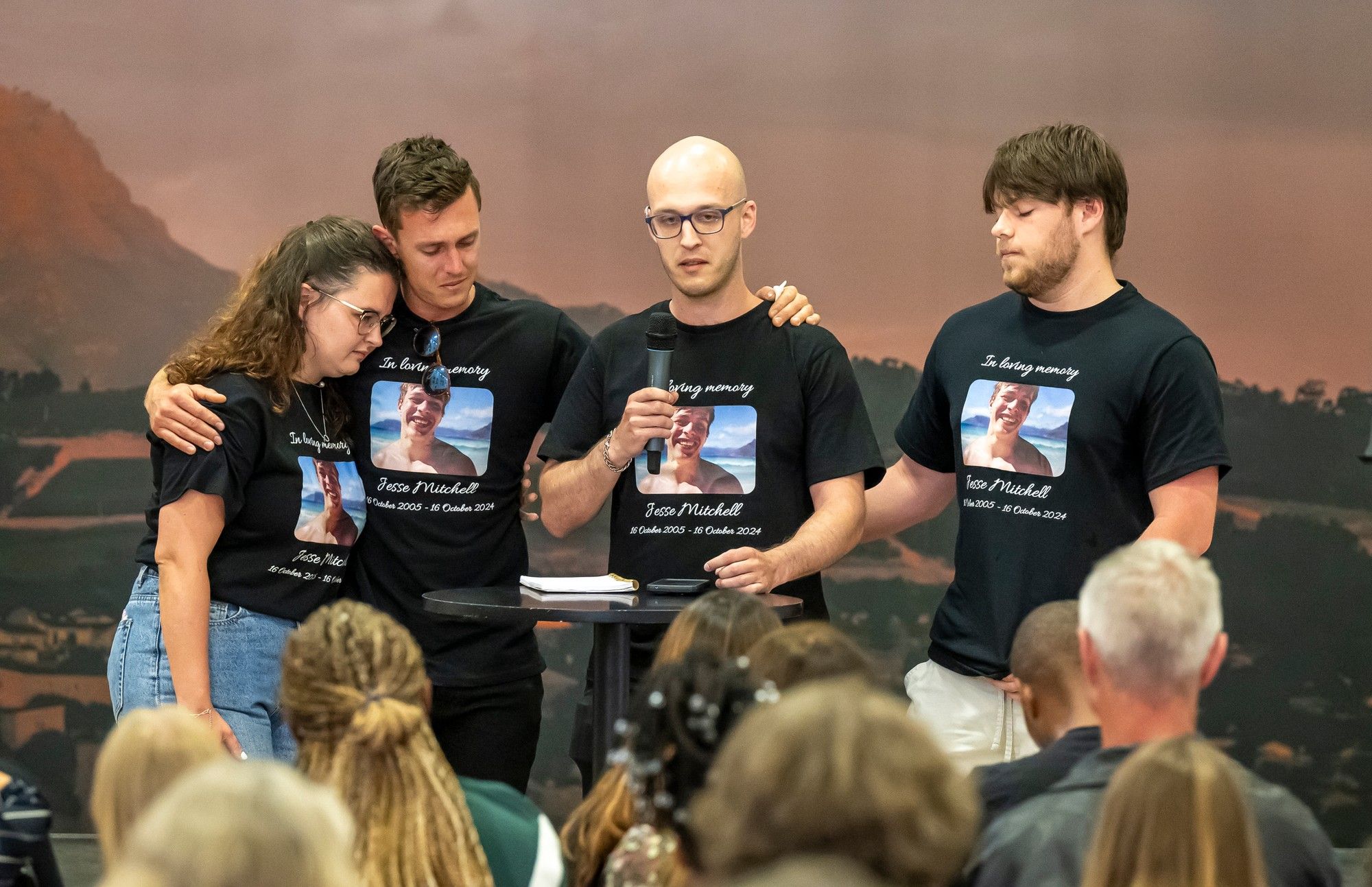 Family and friends gather for memorial service of slain Stellenbosch ...