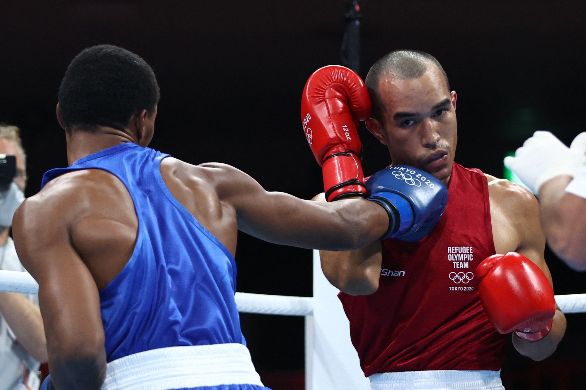 Refugee boxer Eldric Sella's Olympics dream ends in a flash