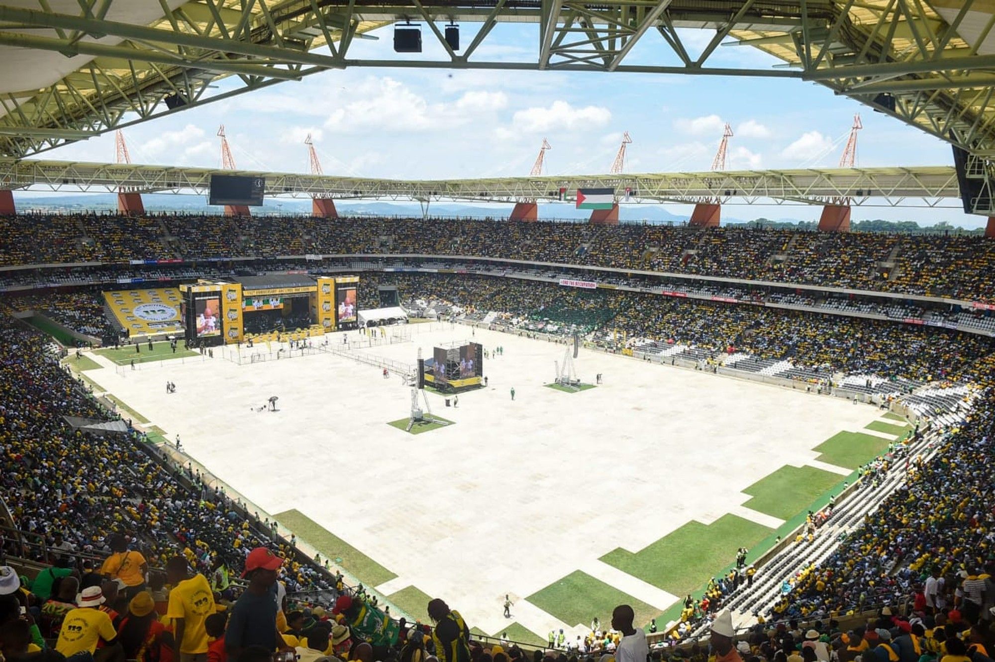 ANC fills Mbombela stadium to the brim despite doubts
