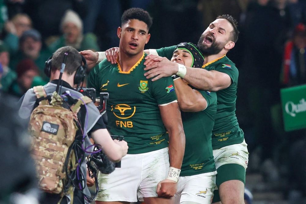Did the Springboks celebrate too much after their win in Dublin?