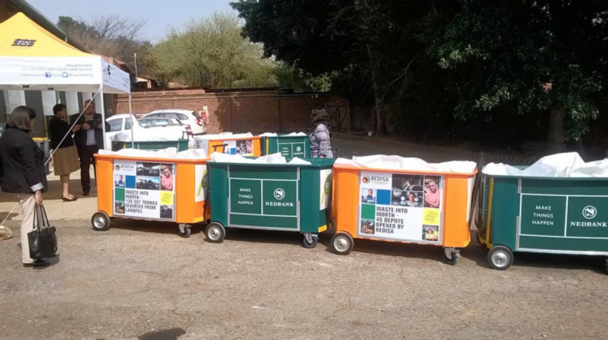 Recycling trolleys hit Joburg