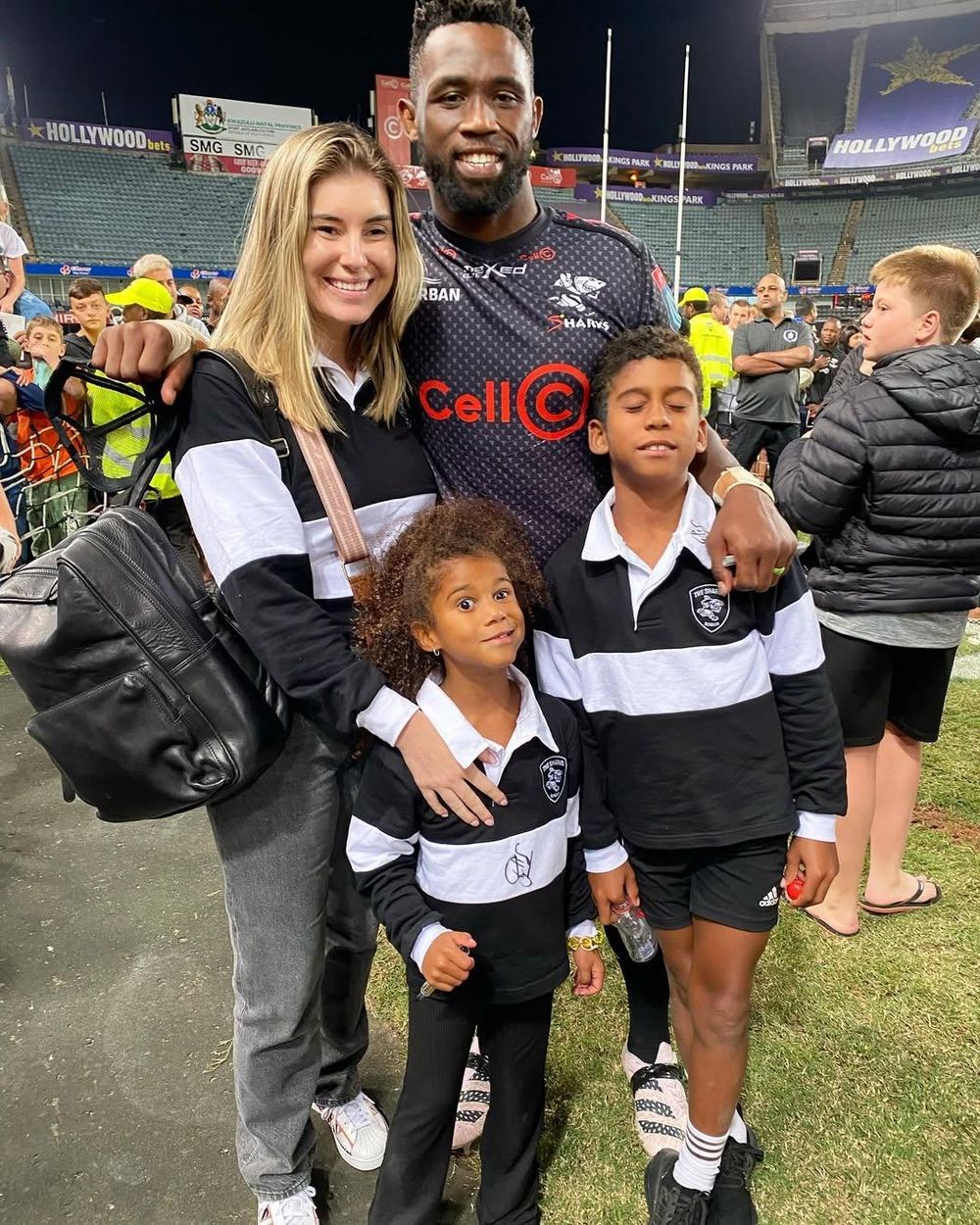 Heart-warming moment: Rachel Kolisi and kids fly to Paris to cheer for ...