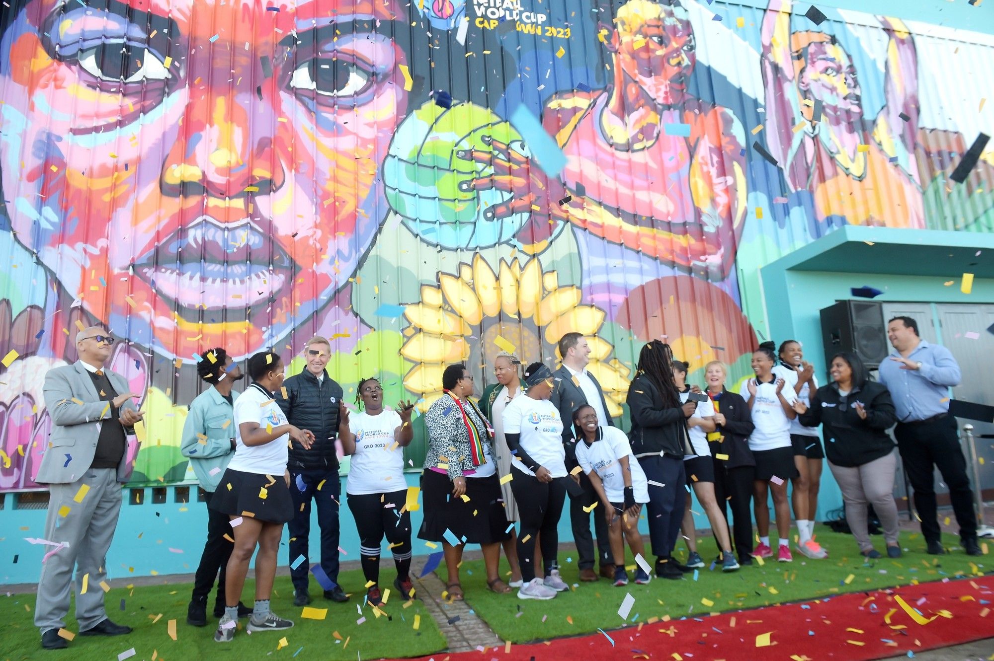 Mural unveiled to mark 365 days to the start of the Netball World Cup