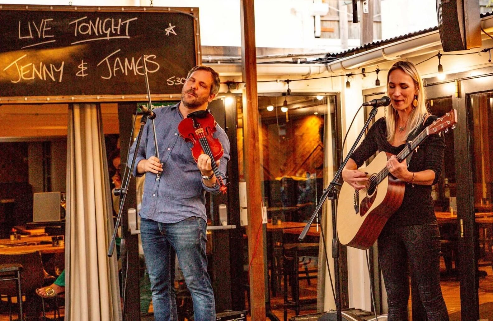 Celtic Folk duo Jenny and James to perform live at Christ Church