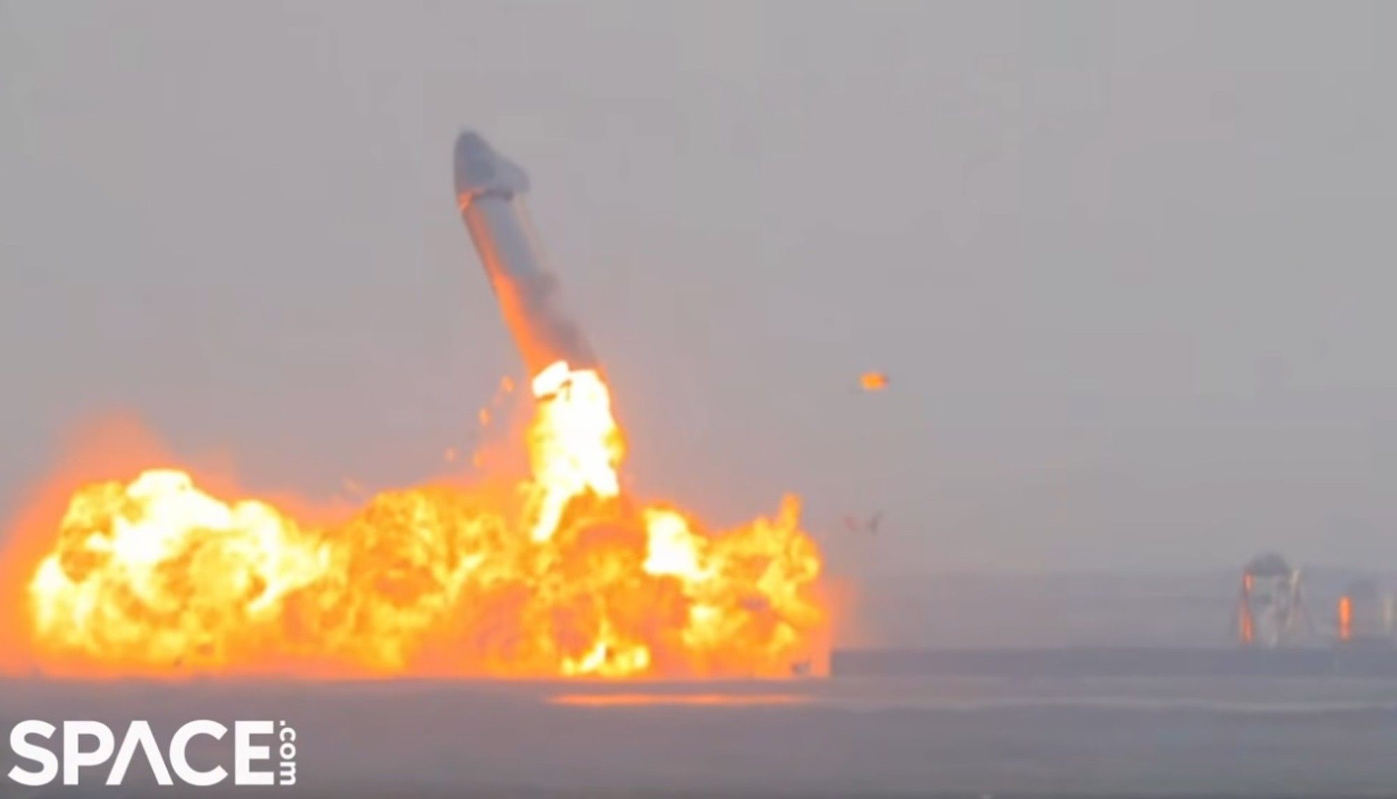 WATCH: SpaceX rocket explodes on ground after seemingly successful flight