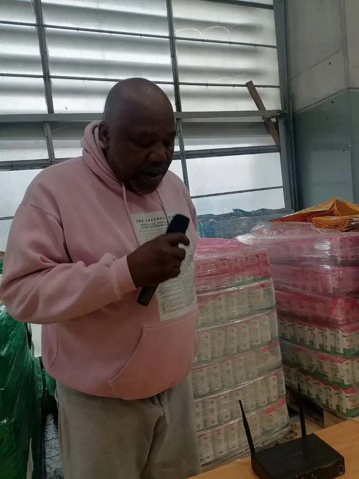 Khayelitsha residents receive vital food parcels after devastating storms