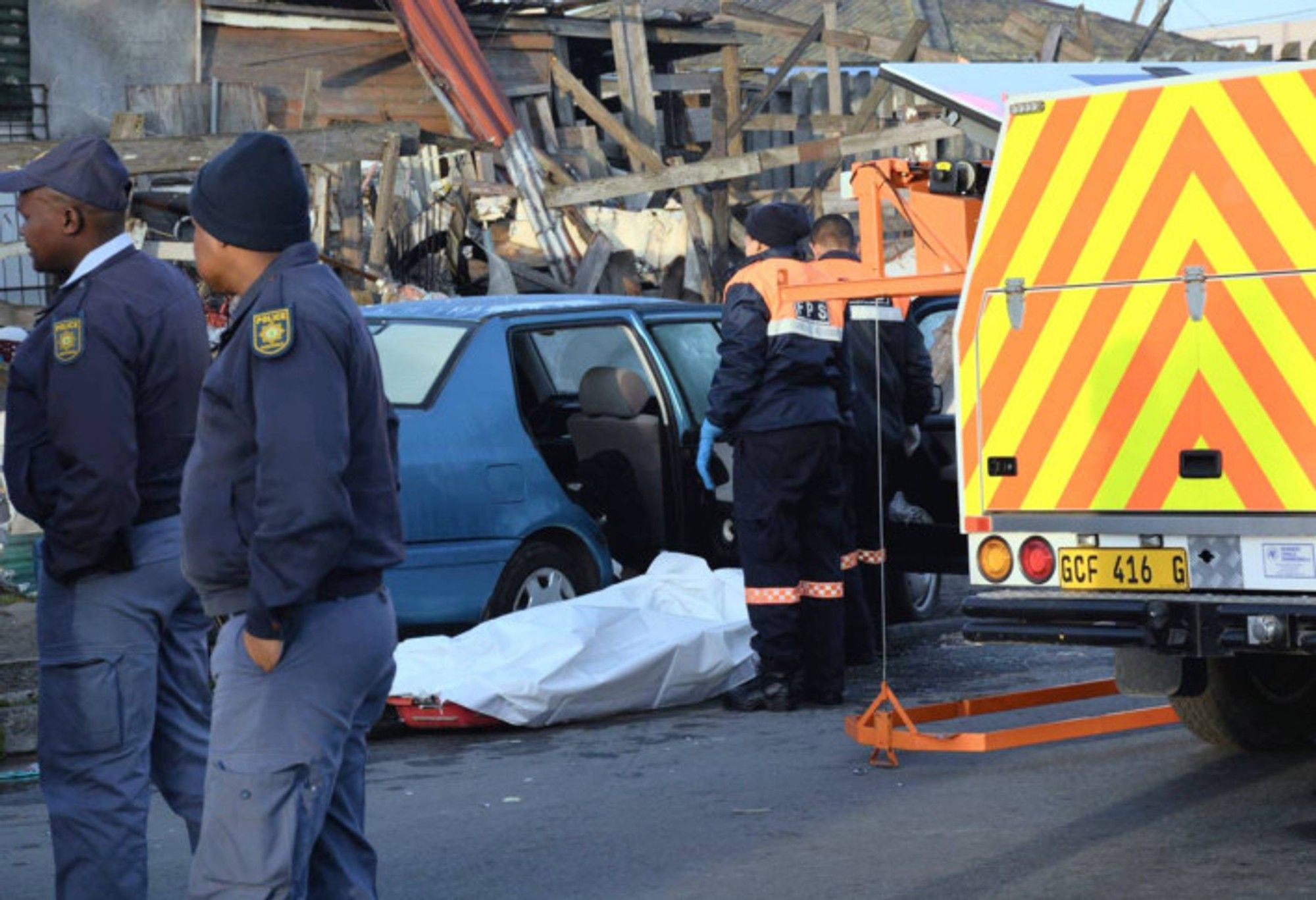 Hijacking leads to dramatic crash
