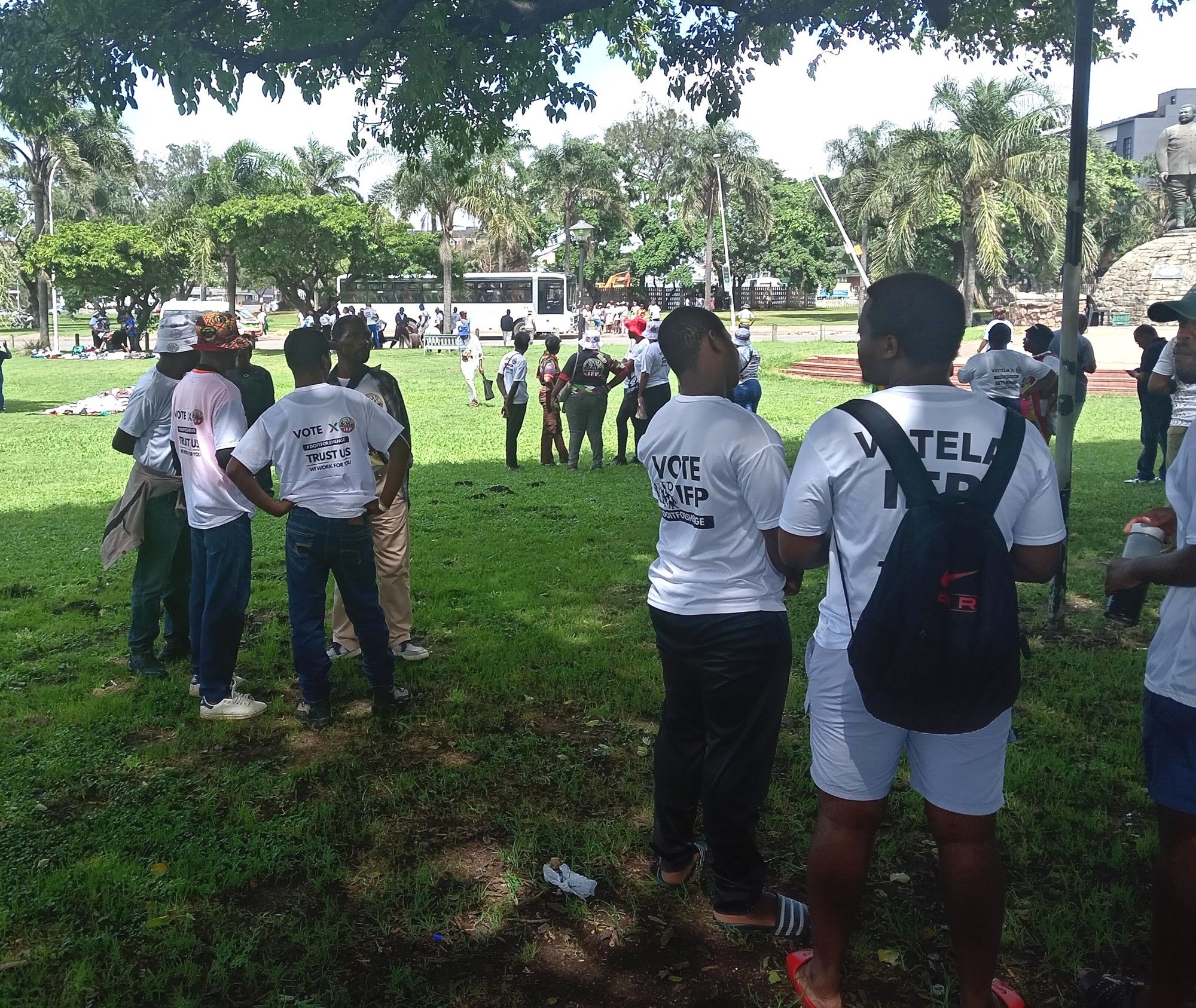 IFP members march through Durban to protect Ithala Bank