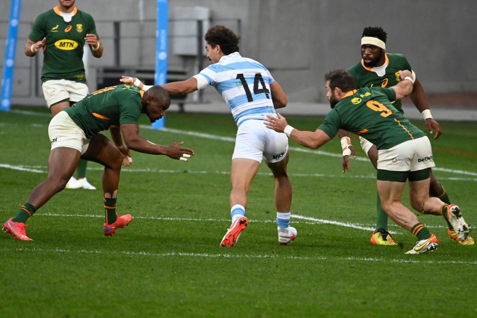 Springboks beat ill-disciplined Argentina in Rugby Championship clash ...