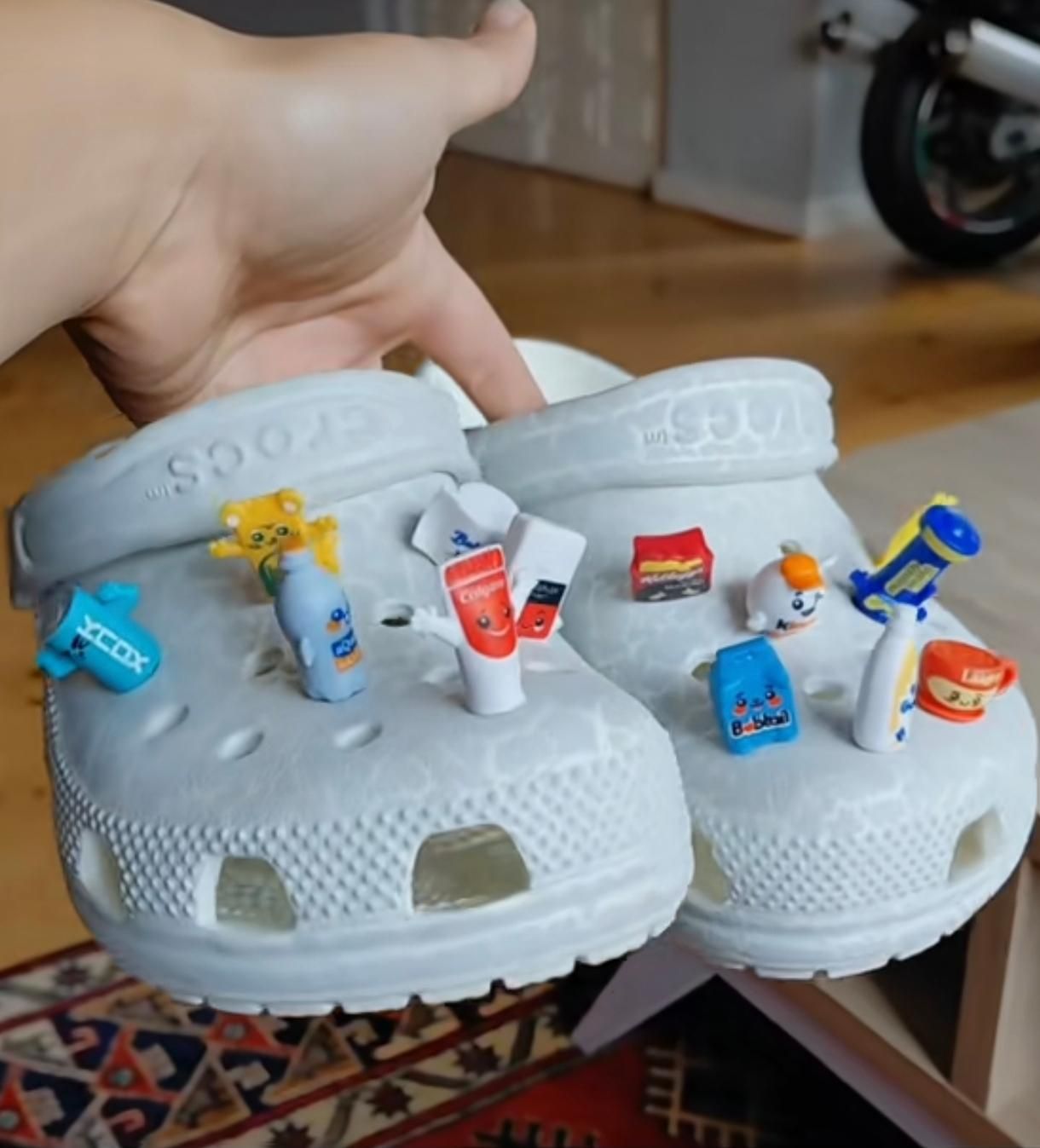 Creative ways to use Checkers minis: A mom' s viral Crocs charm idea