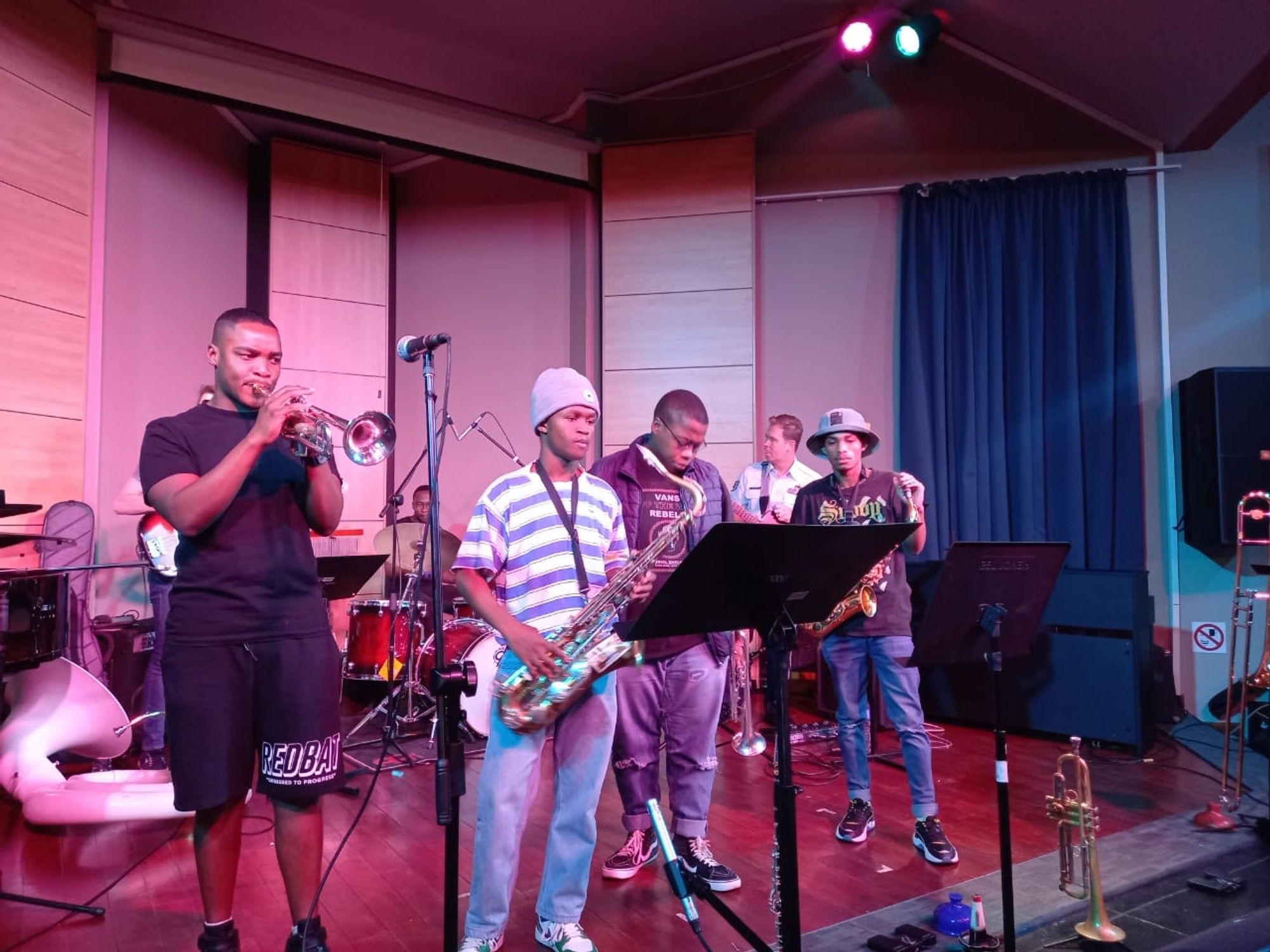 US soldiers hit high note performing for and with TUT music students
