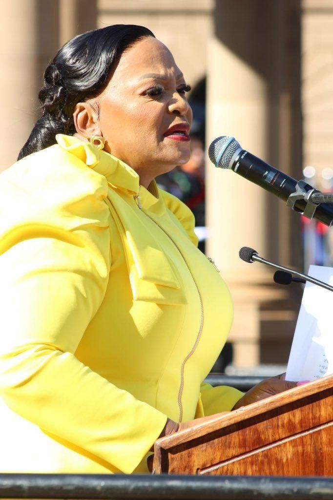 Nomvula Mokonyane, who was fingered in the State capture report, beams ...