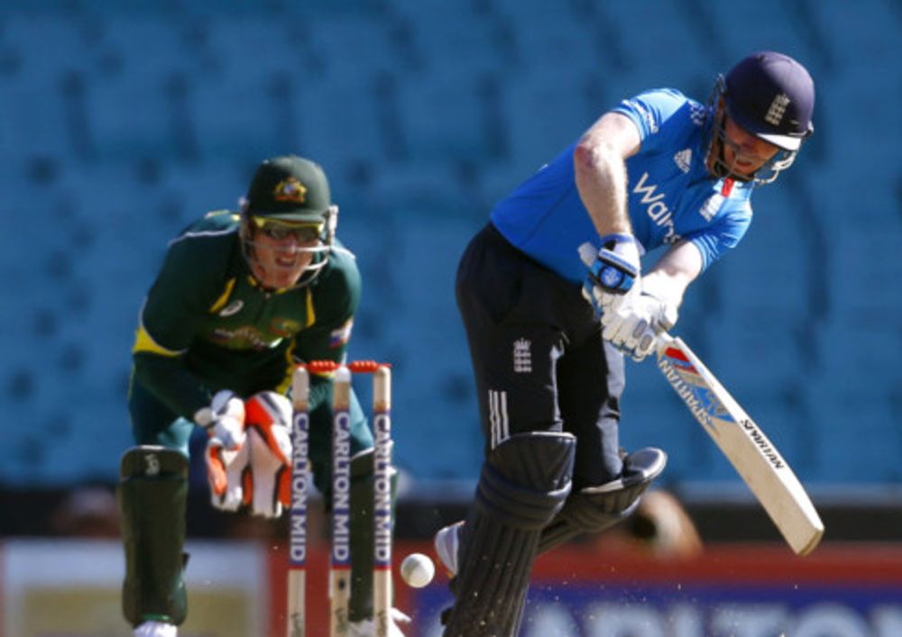 Morgan ton rescues England