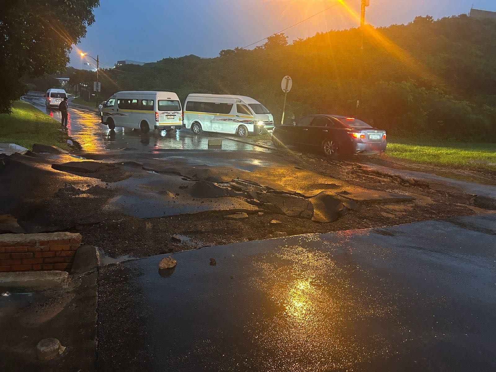 Severe storms cause flooding in Durban and surrounding areas