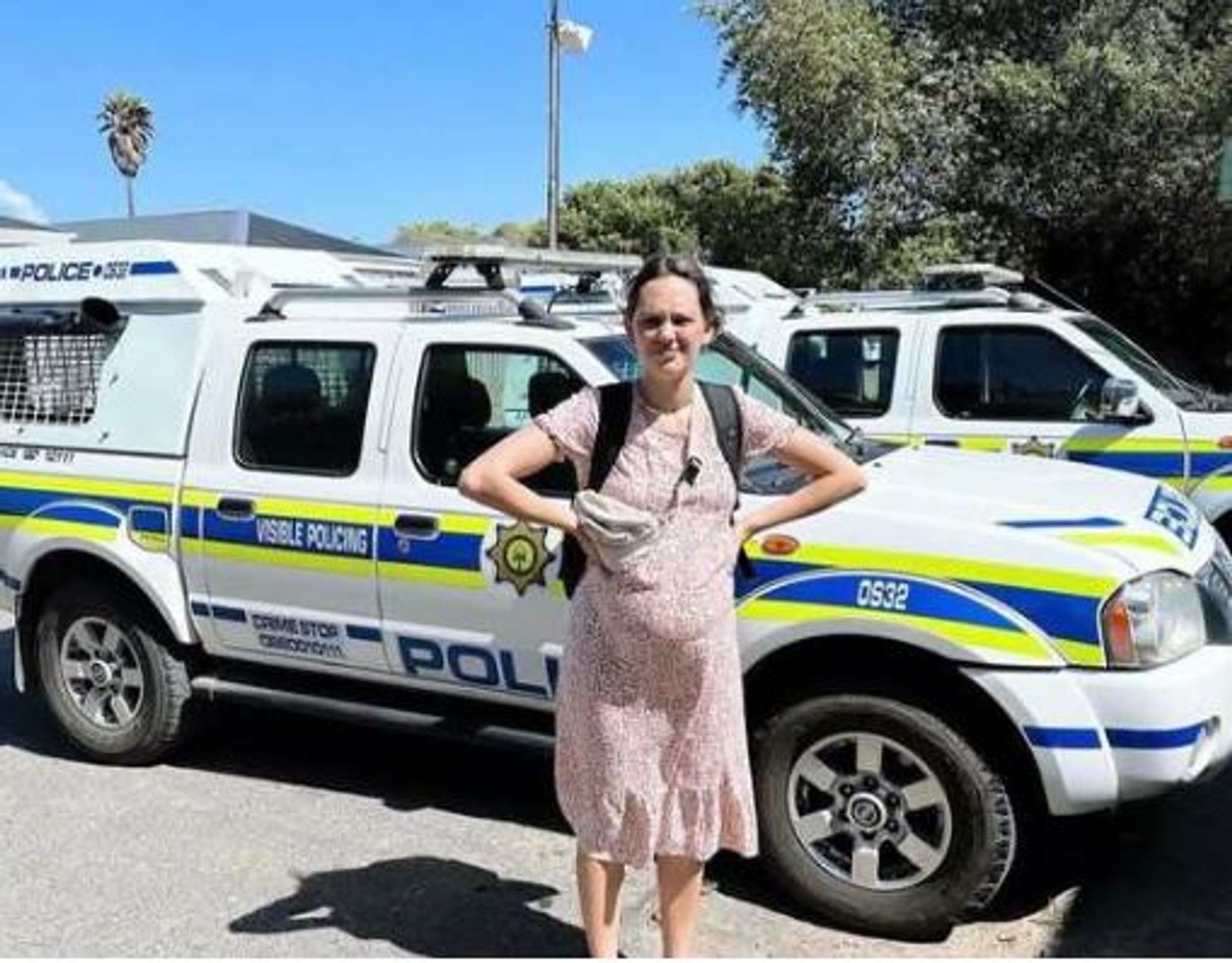 South African actress sad after her Sandy is stolen